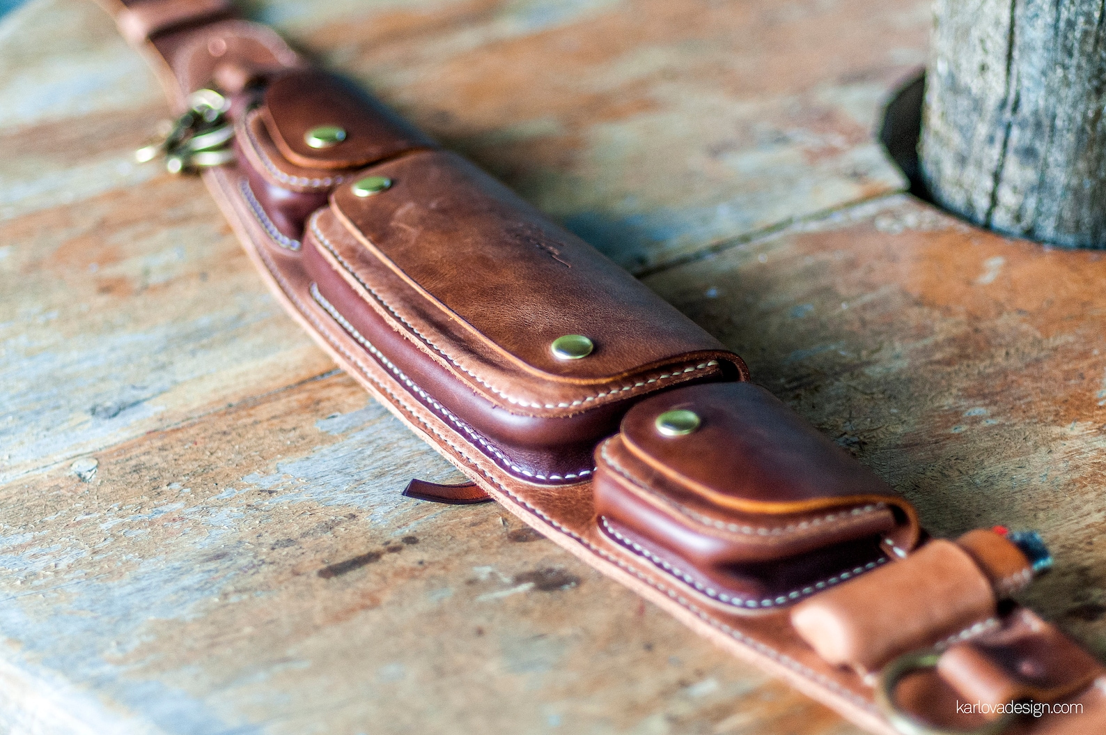 Uncle Kam's Utility Pocket Belt Pattern - Leather Craft Template, DIY ...
