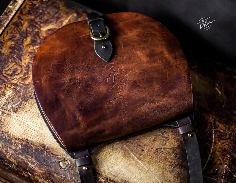 Tequila Leather Saddle Bag Pattern Classic Western Satchel - Etsy