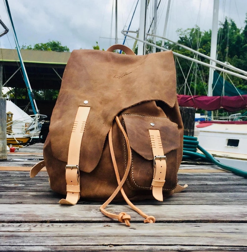 Asymmetrical Backpack Pattern, Rucksack Leather Craft Template, DIY PDF ...