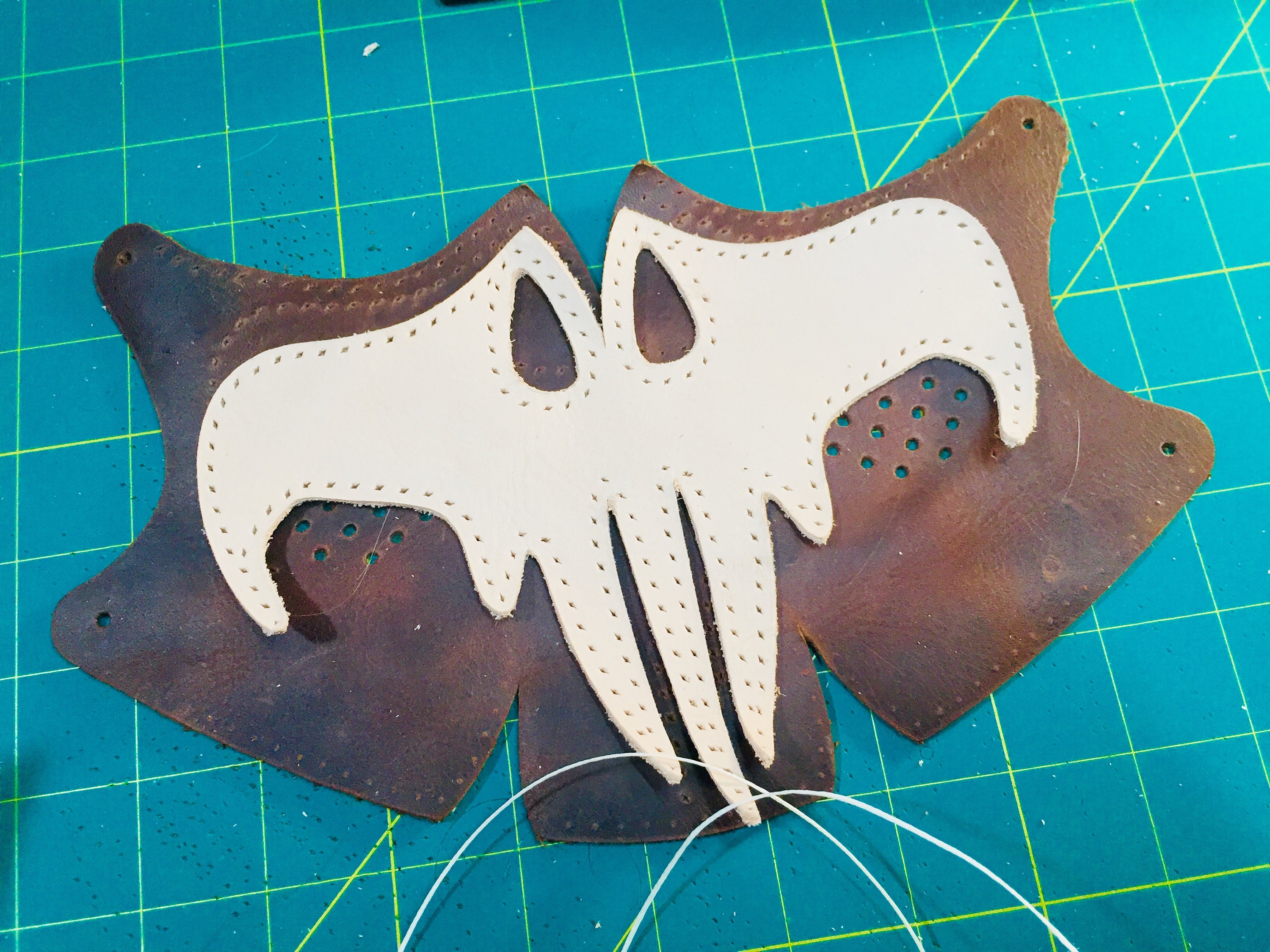 Leather Skull Biker Mask Pattern Leather Craft Template DIY - Etsy