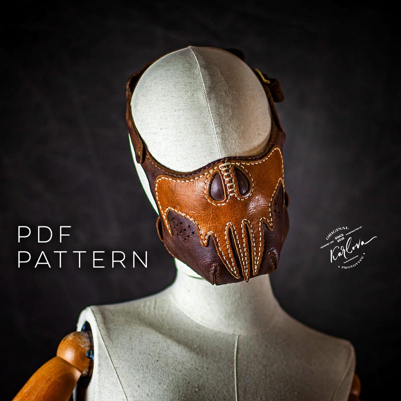 Leather Mask Pattern - Etsy