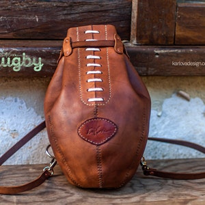 Rugby Leather Bag Pattern - Football, Boxing Backpack Template, DIY PDF ...