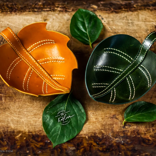 Leather Leaves - Etsy
