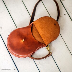 Leather Pattern Bundle - 3 Round Bags Leathercraft Templates. DIY PDF ...