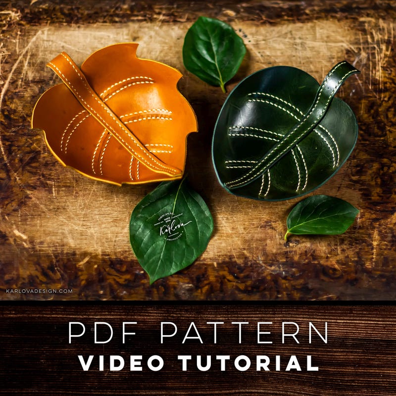 Leather Leaves - Etsy