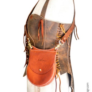 Leather Pattern Bundle - 3 Round Bags Leathercraft Templates. DIY PDF ...