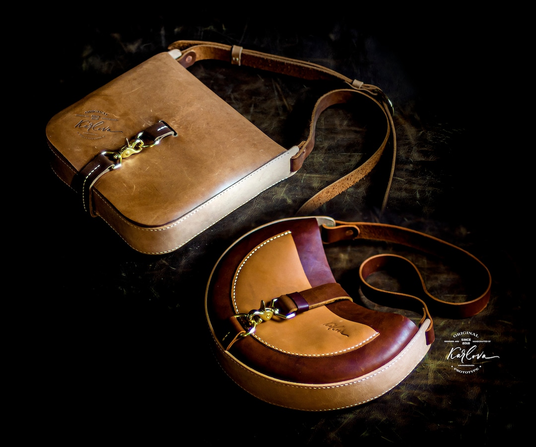 Pattern Combo: Contour RND and Contour MSG Leather Bag Templates With ...