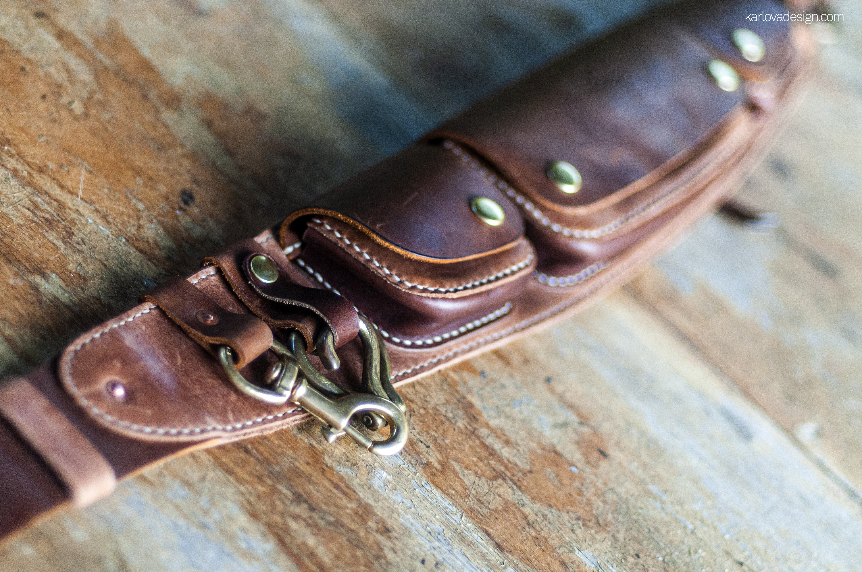 Uncle Kam's Utility Pocket Belt Pattern - Leather Craft Template, DIY ...