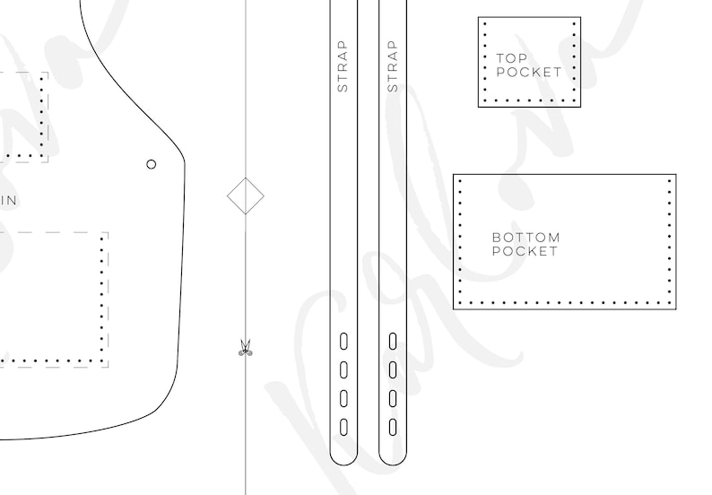Leather Pattern Pack: Mini Dress Form, Apron & Corset (PDF Templates ...