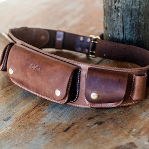 Uncle Kam's Utility Pocket Belt Pattern - Leather Craft Template, DIY ...
