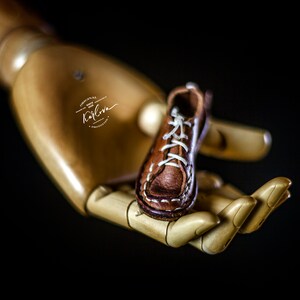 Leather Boot Keyring Pattern, Mini Tiny Shoe Key Fob Leathercraft ...