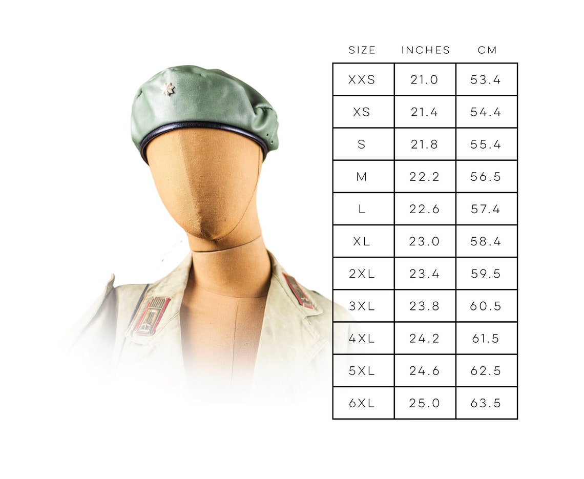 Leather Army Beret Printable PDF Pattern With Video Tutorial - Etsy