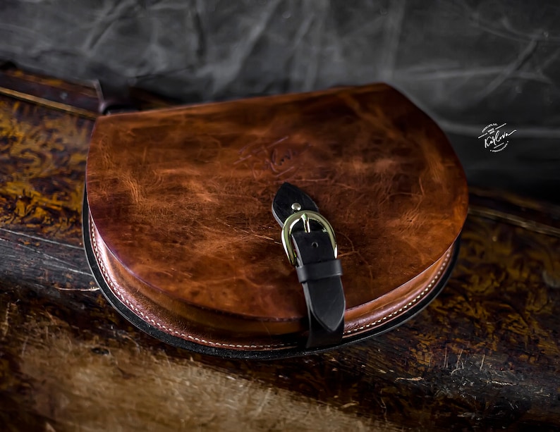 Tequila Leather Saddle Bag Pattern Classic Western Satchel - Etsy