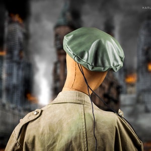 Leather Army Beret Printable PDF Pattern With Video Tutorial - Etsy Canada