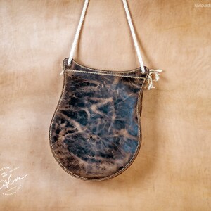 Leather Medium Round Bag Pattern, Leather Craft Template, PDF Download ...