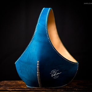 Manzana Leather Basket PDF Pattern Download - Leather Craft Template ...