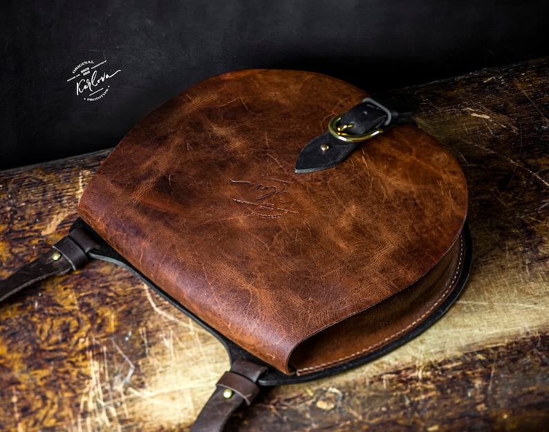 Tequila Leather Saddle Bag Pattern Classic Western Satchel - Etsy