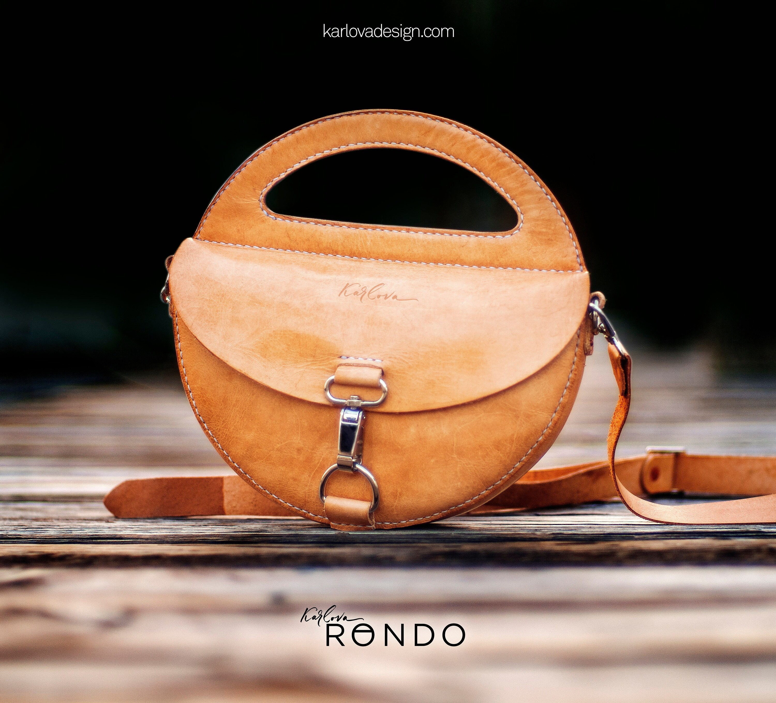 Rondo Leather Purse Pattern Bag Template DIY PDF Download - Etsy