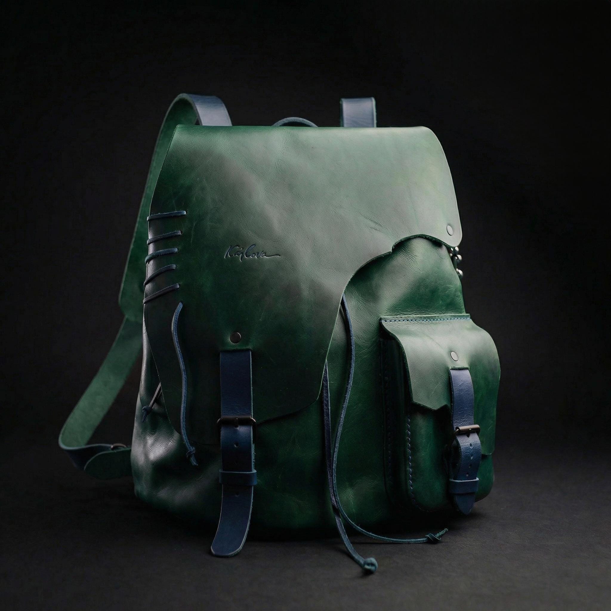 Asymmetrical Backpack Pattern, Rucksack Leather Craft Template, DIY PDF ...