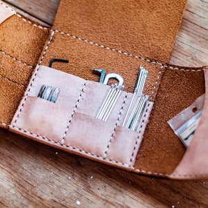 Leather Needle Case Pattern, Wallet Template, DIY PDF Download - Etsy