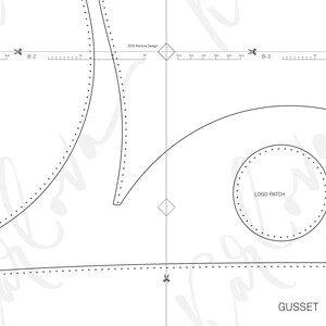 Leather Big Round Bag Pattern, Leather Craft Template, PDF Download and ...