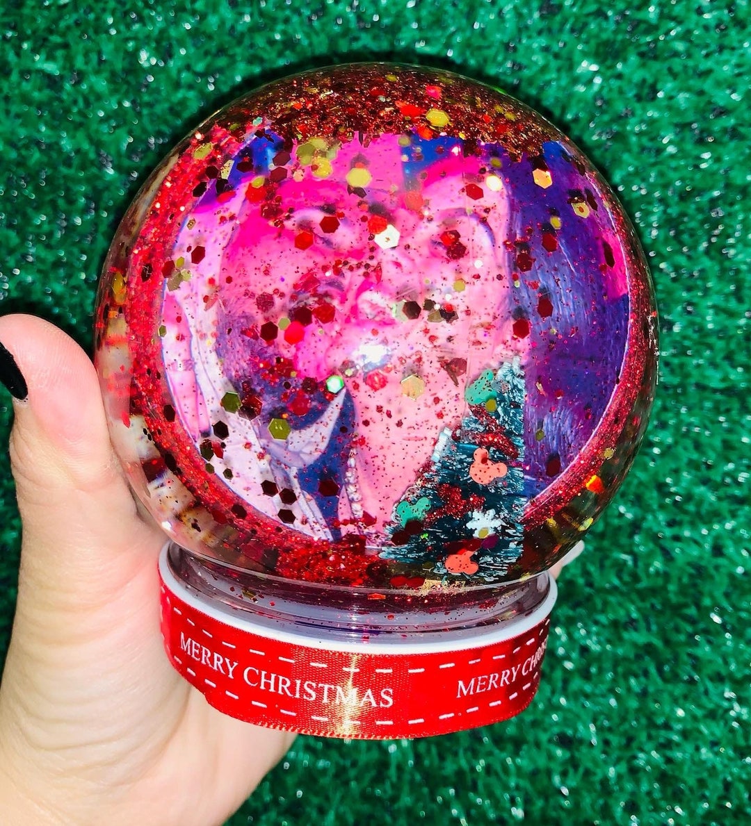 Personalized Snow Globe / Valentine's Day Gift / Christmas Snow Globe ...