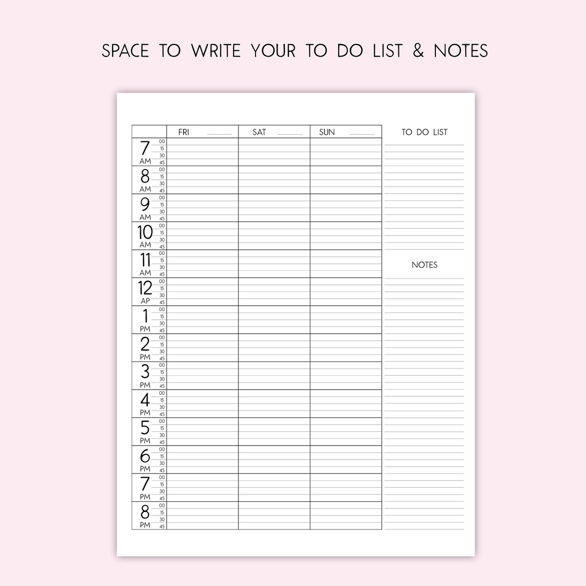 2024 Appointment Book Printable Appointment Tracker 15 Minute Intervals ...