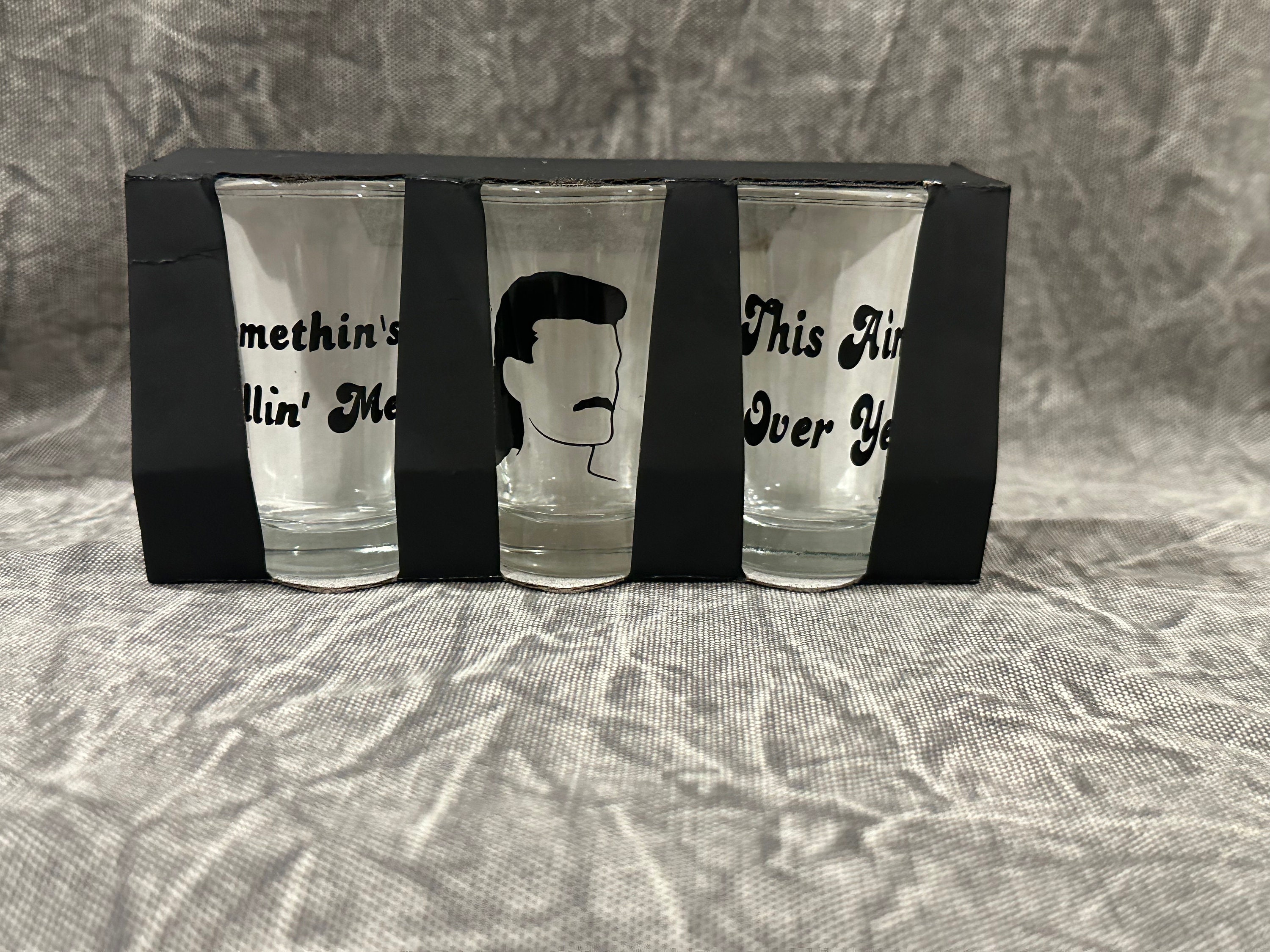 Morgan Wallen Shot Glass Set Country Music Last Night Song Lyrics ...