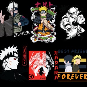 10 Japanese Anime Designs Bundle 6 Digital Clipart Png Svg - Etsy