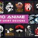 10 Japanese Anime Designs Bundle 6 Digital Clipart, Png, Svg, Ai, Eps ...