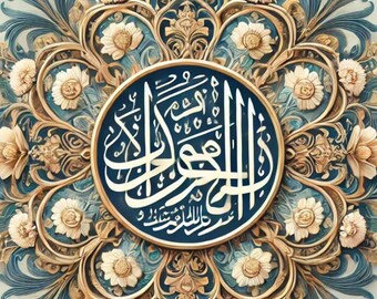 Repentance Line Art | Islamic Wall Art | Digital Print - Etsy