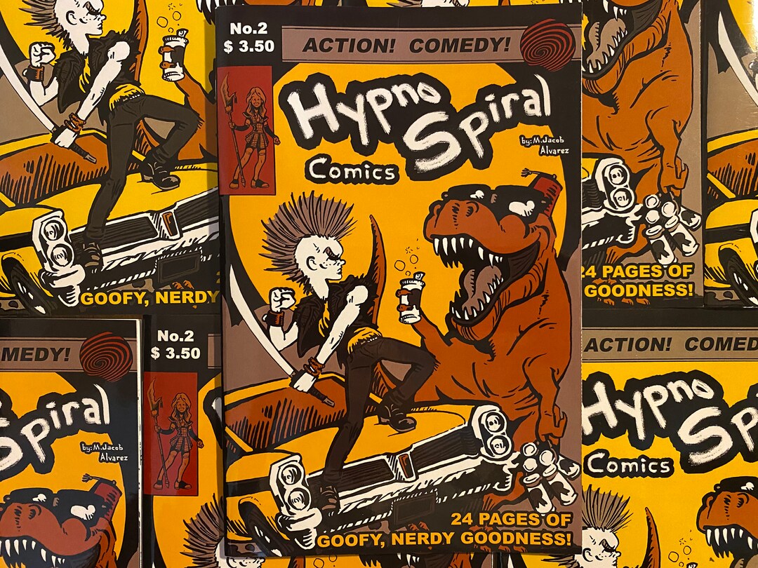 Hypnospiral Comics 2 26 Page Solo Anthology - Etsy