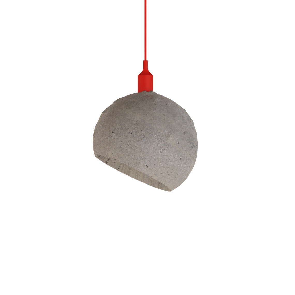 Handmade Concrete Moon Pendant Light Whimsical Home Decor - Etsy