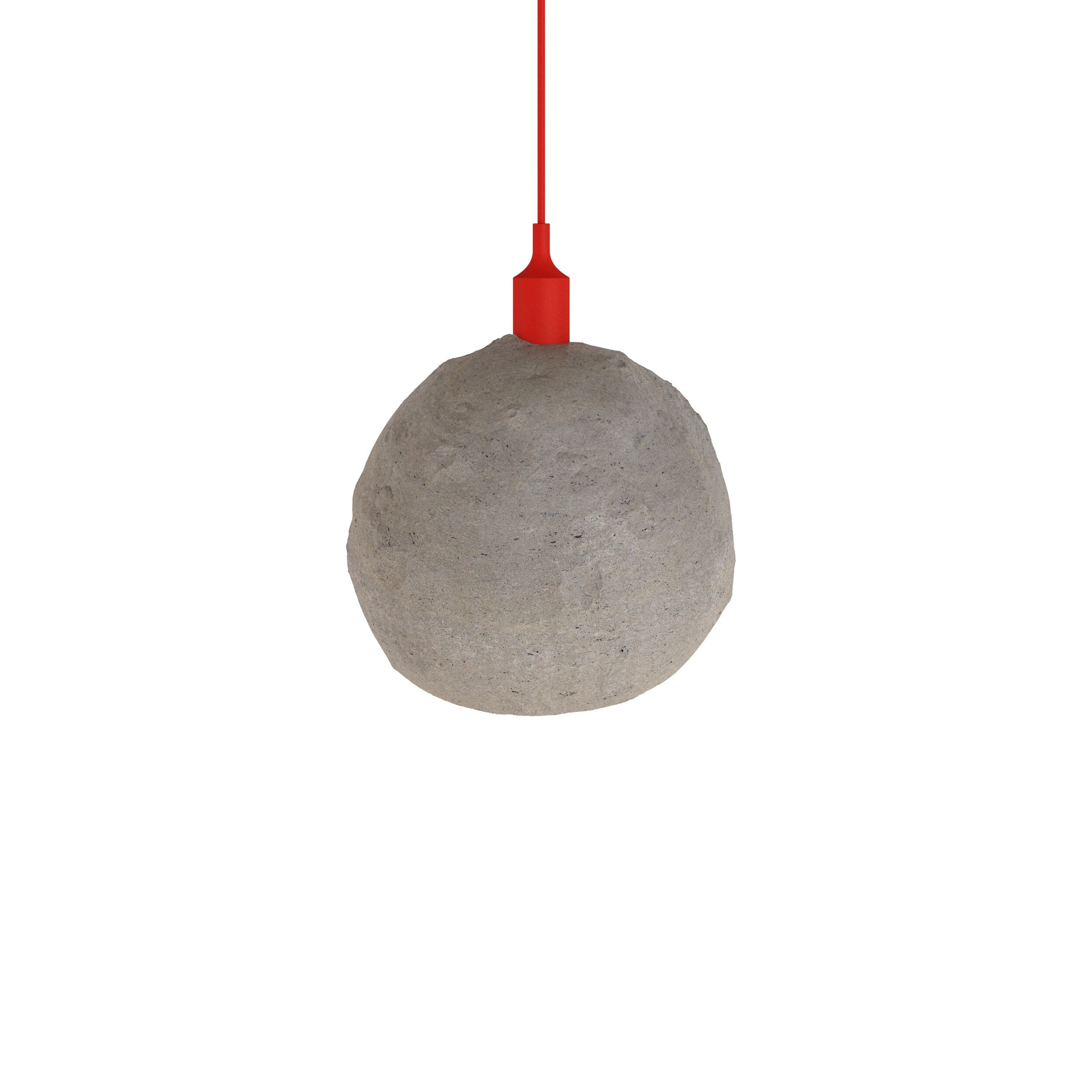 Handmade Concrete Moon Pendant Light Whimsical Home Decor - Etsy