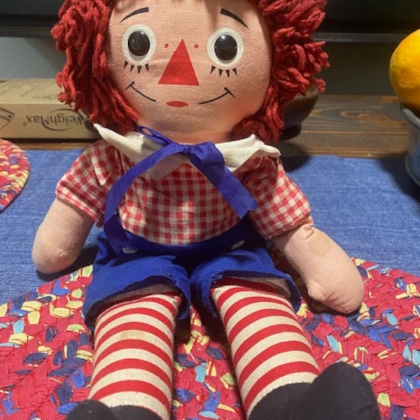 Raggedy Andy Doll - Etsy
