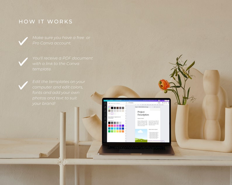Project Proposal Template, Freelancer Proposal, Canva Template, Client ...