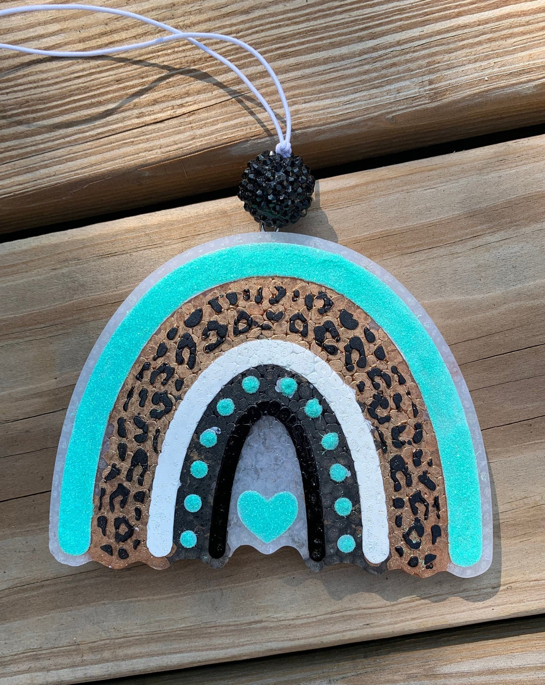 Boho Leopard Rainbow Freshie | Car Scents - Etsy