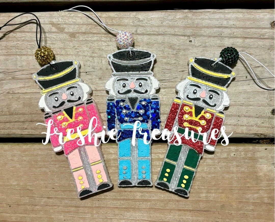 Nutcracker Car Freshie | Car Scents | Christmas | Made to Order - Etsy