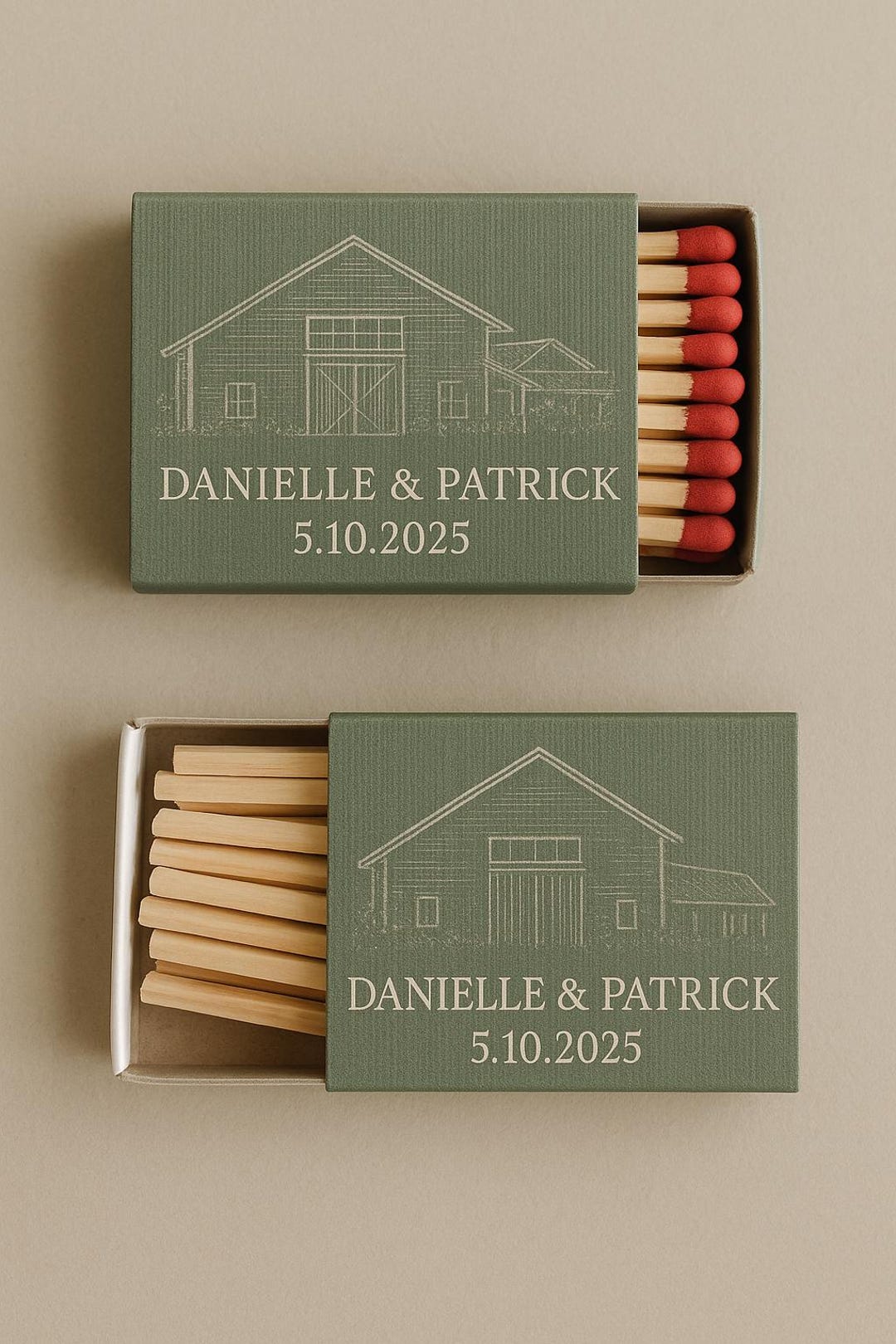 Custom Matchboxes – Personalized Wedding Favors, Party Gifts, Baby ...