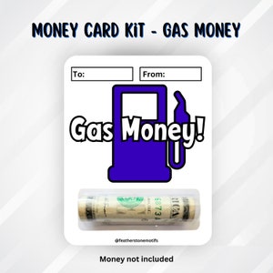 Gas and Emergency Funds Money Card Kits - Etsy