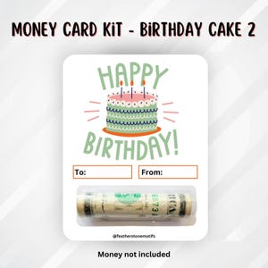 Happy Birthday Money Card Kits - Etsy
