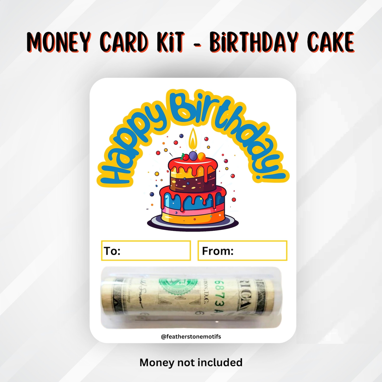 Happy Birthday Money Card Kits - Etsy