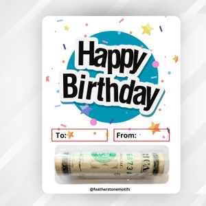Happy Birthday Money Card Kits - Etsy