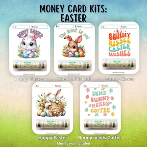 Easter Money Card Kits - Etsy