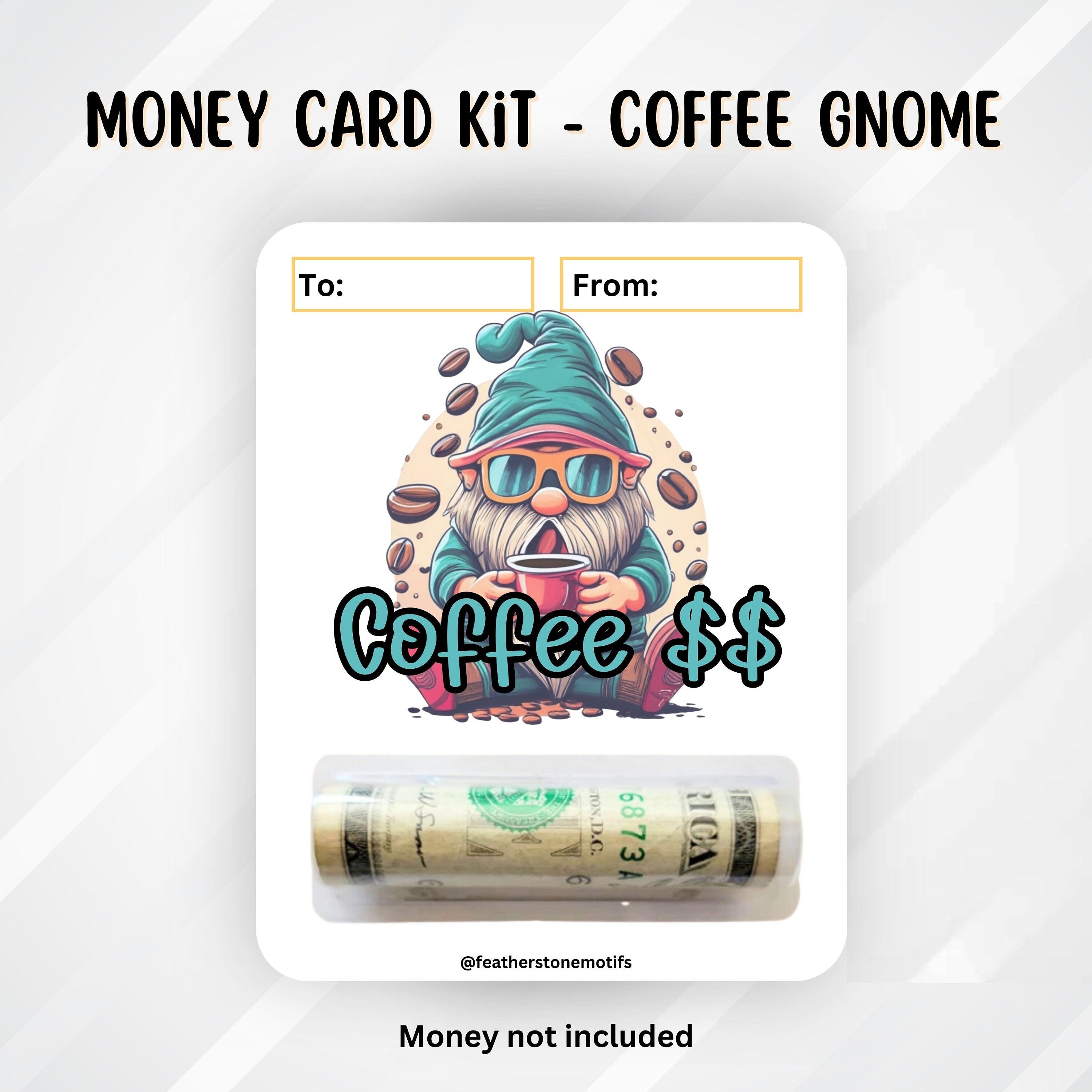Coffee and Treats Money Card Kits - Etsy