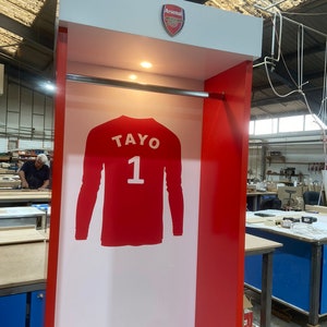 Bespoke Football Dressing Room Unit. Personalised Children’s Furniture ...