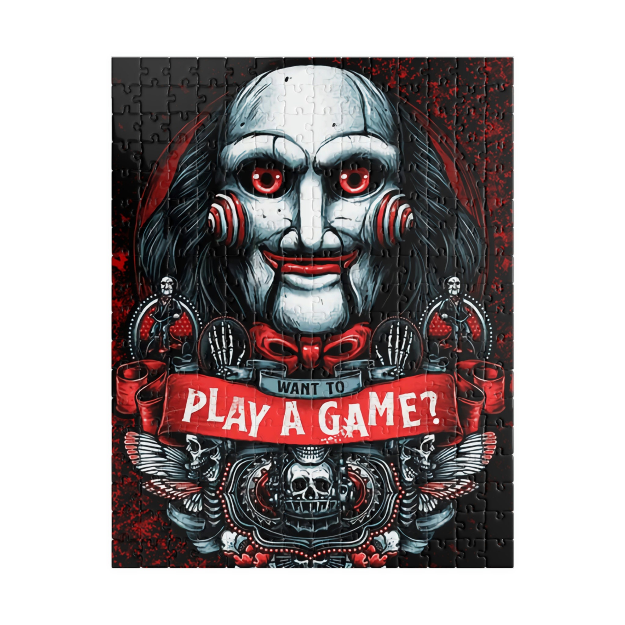 The Jigsaw Jigsaw Horror Themed Puzzle Multiple Sizes Available - Etsy