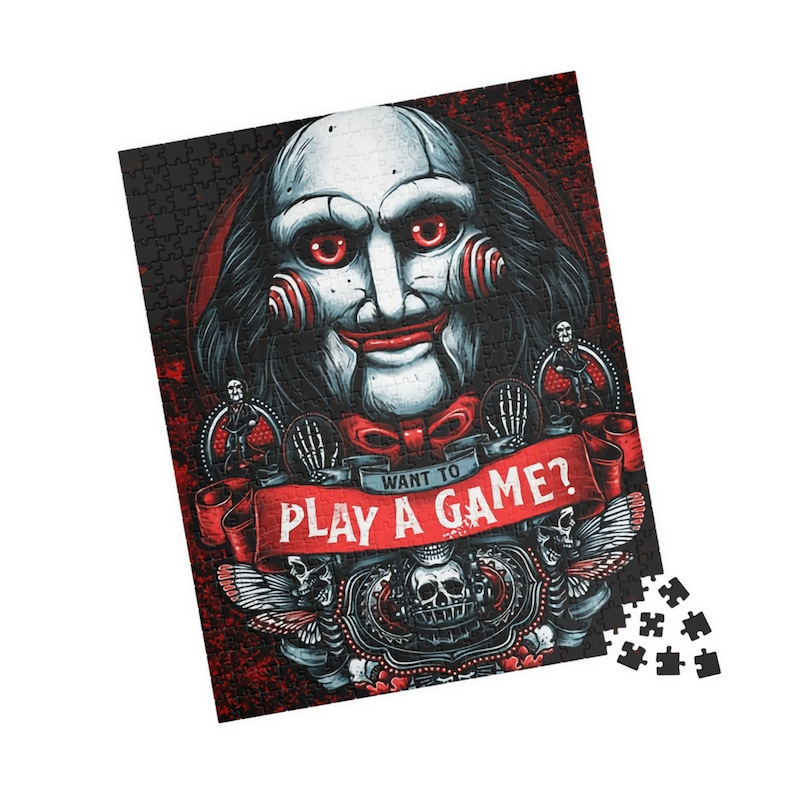 The Jigsaw Jigsaw Horror Themed Puzzle Multiple Sizes Available - Etsy