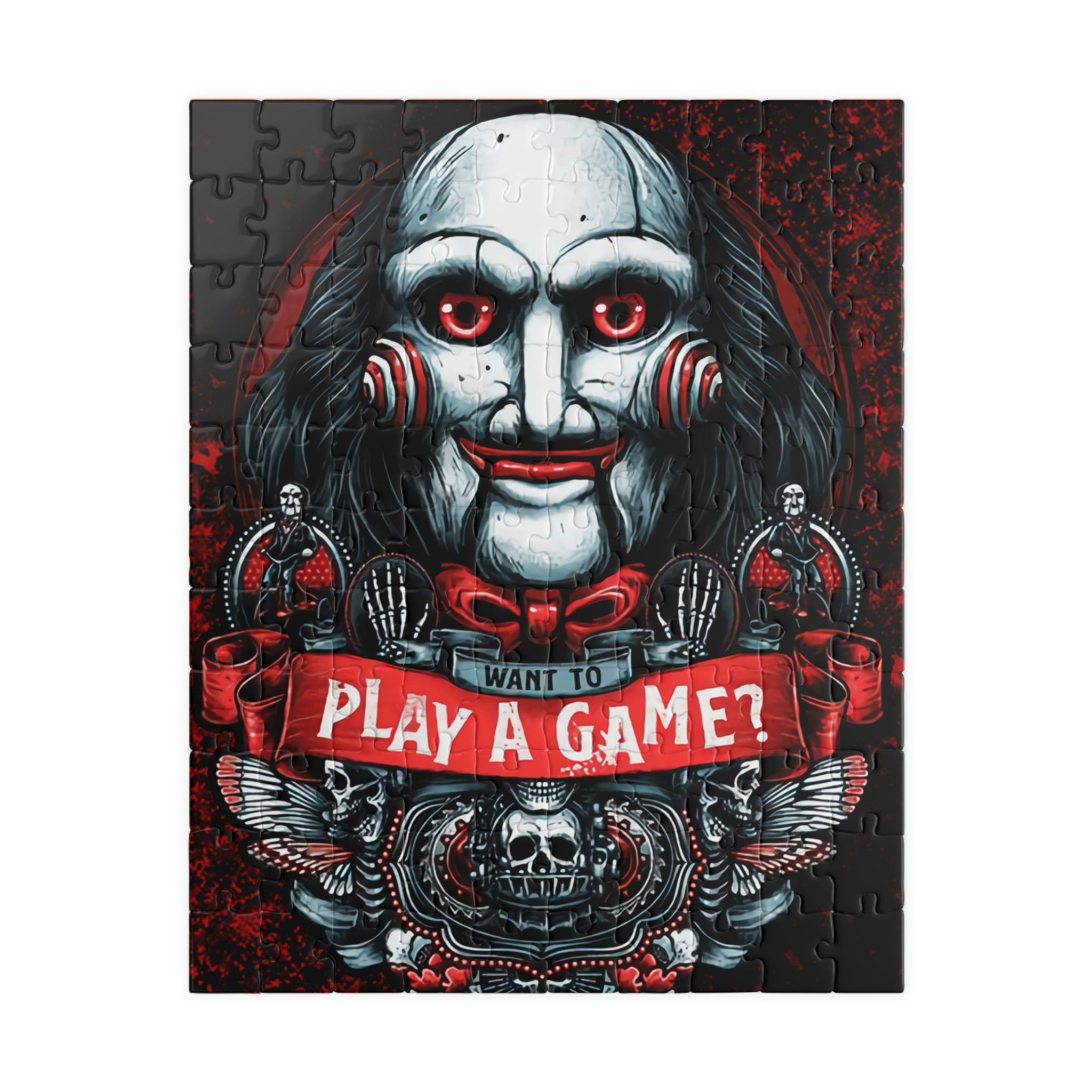 The Jigsaw Jigsaw Horror Themed Puzzle Multiple Sizes Available - Etsy