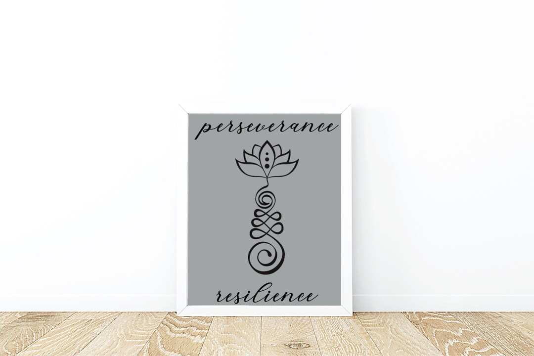 SVG JPG PNG Unalome Symbolism Resilience Perseverance Namaste Yoga Room ...